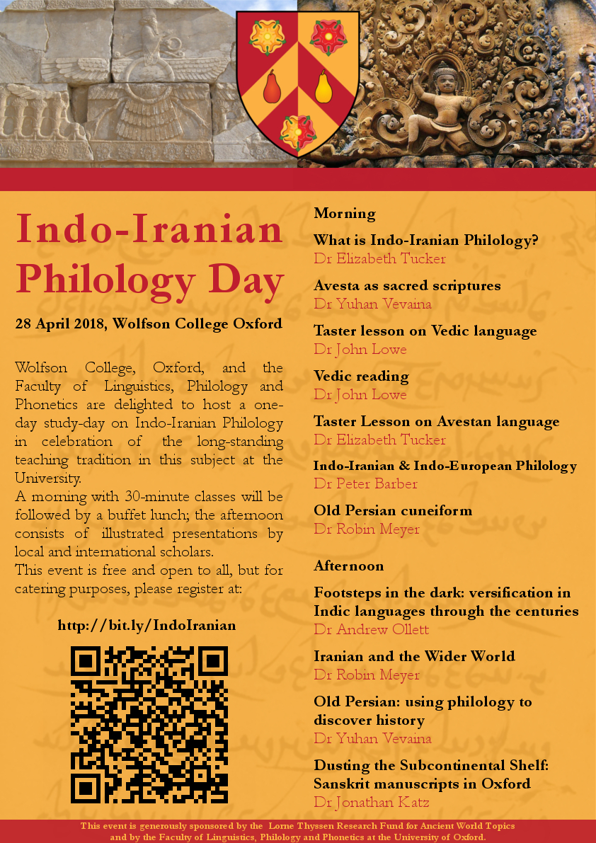 Indo-Iranian Philology Day | Faculty of Classics