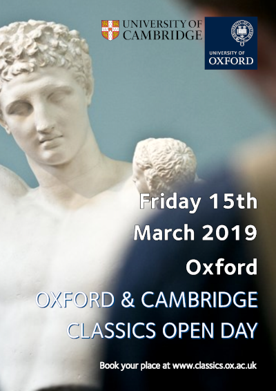 Oxford and Cambridge Classics Open Day | Faculty of Classics