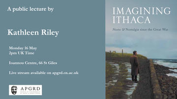 Kathleen Riley: Imagining Ithaca | Faculty of Classics
